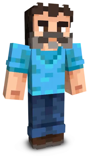 Jack Black Minecraft Skin – Movie Steve Style - CraftyMania