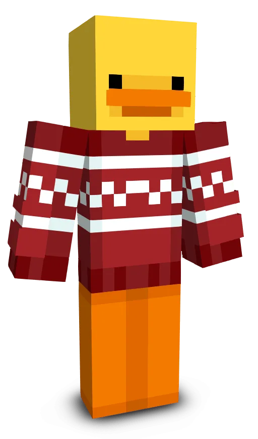 Christmas Sweater Duck Minecraft Skin - CraftyMania