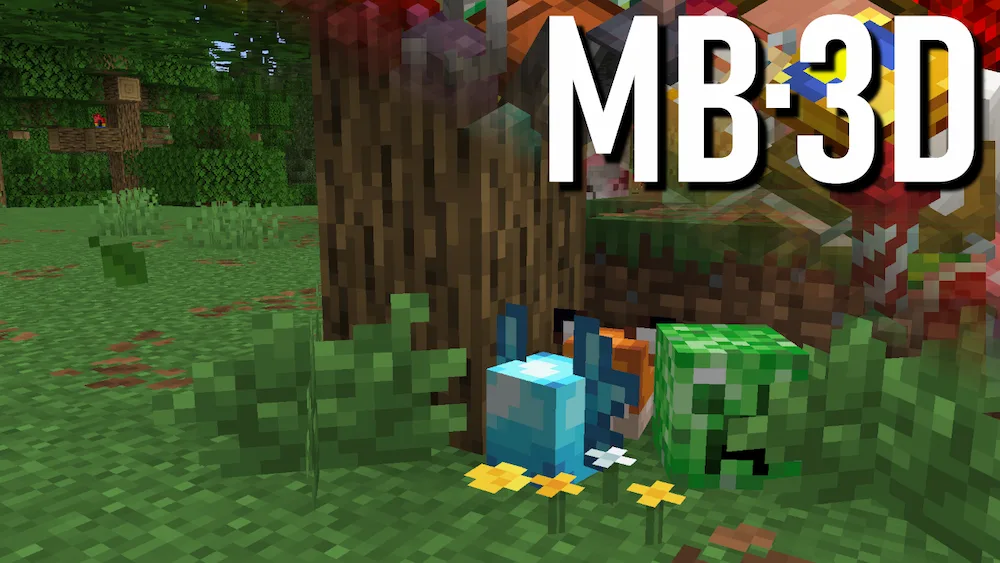 MB-3D Items Pack Minecraft Resource Pack 1.21.11, 1.20.6, 1.19.4 - CraftyMania