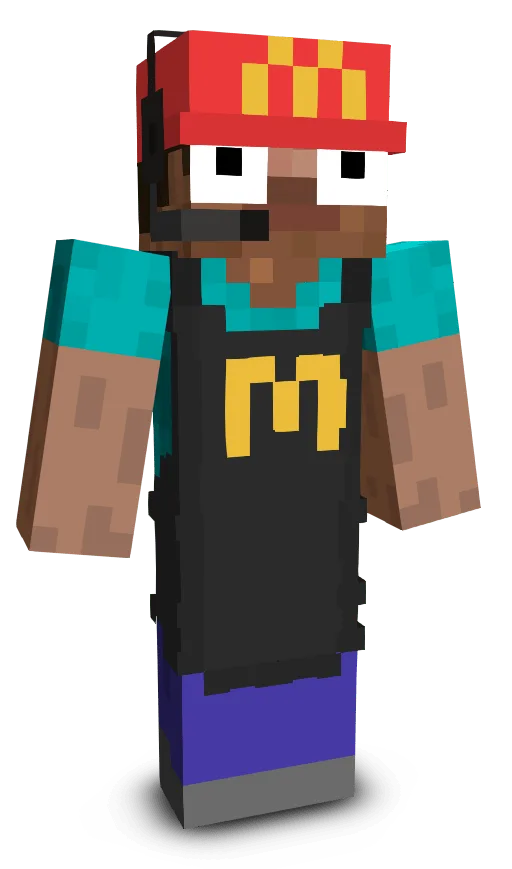 McDonald’s Steve Minecraft Skin - CraftyMania
